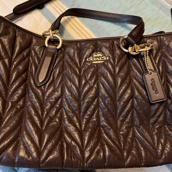 Coach | Bags | Coach Ally Quilted Satchel | Poshmark